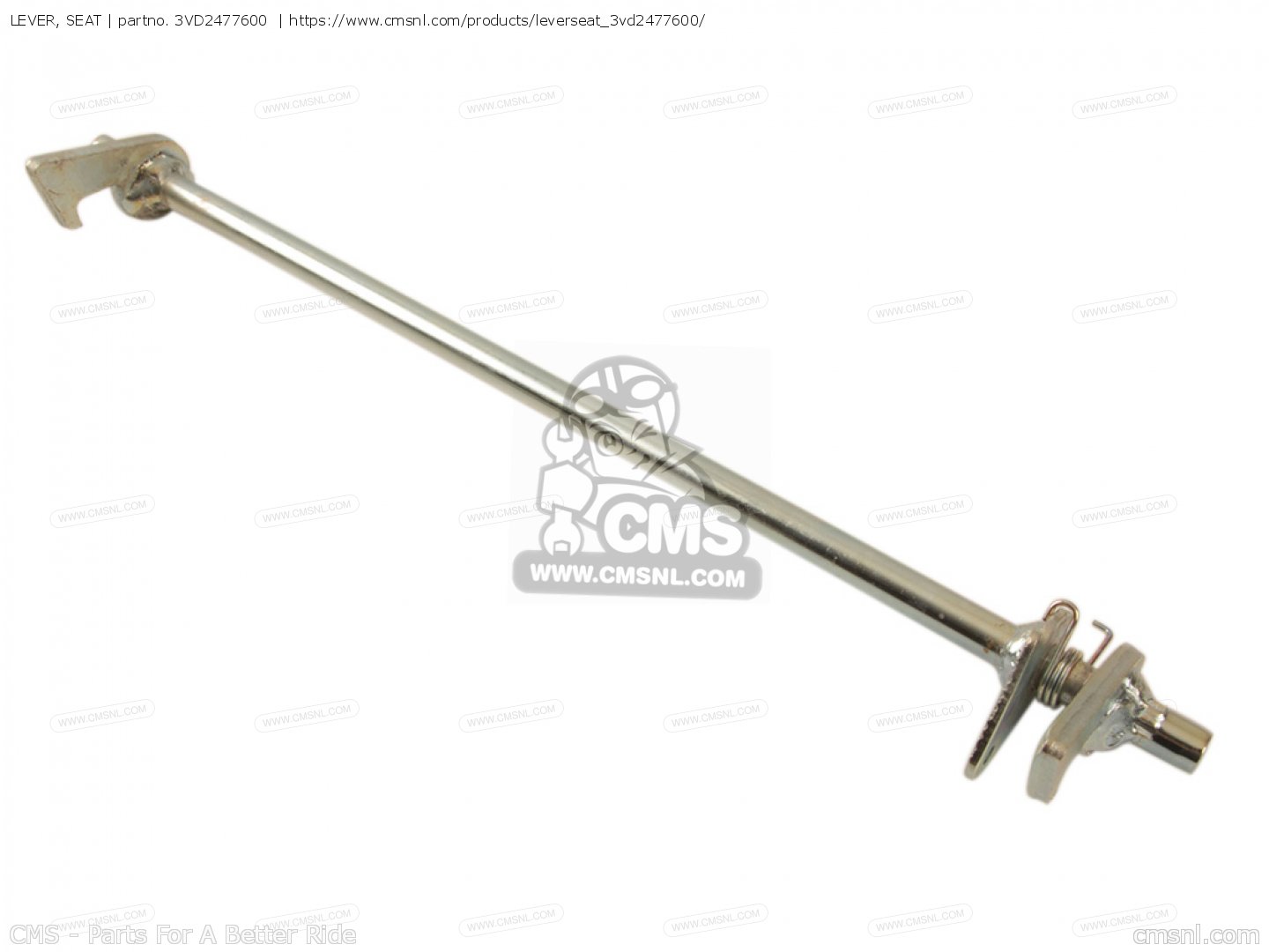 3VD2477600: Lever, Seat Yamaha - buy the 3VD-24776-00 at CMSNL