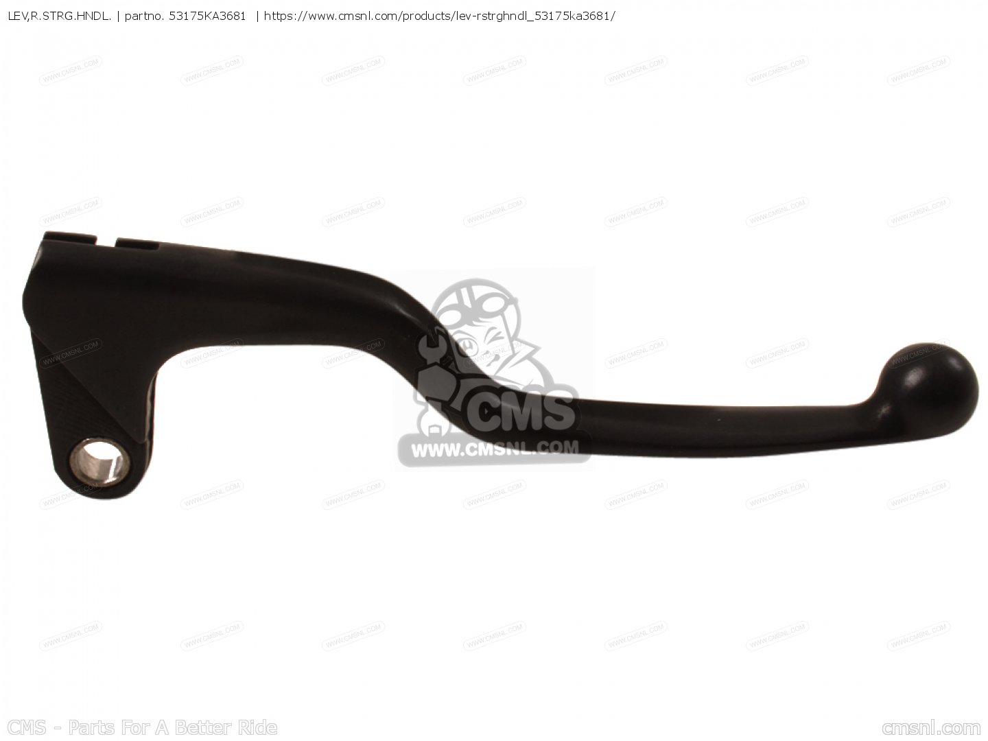 53175KA3681: LEV,R.STRG.HNDL. Honda - buy the 53175-KA3-681 at CMSNL