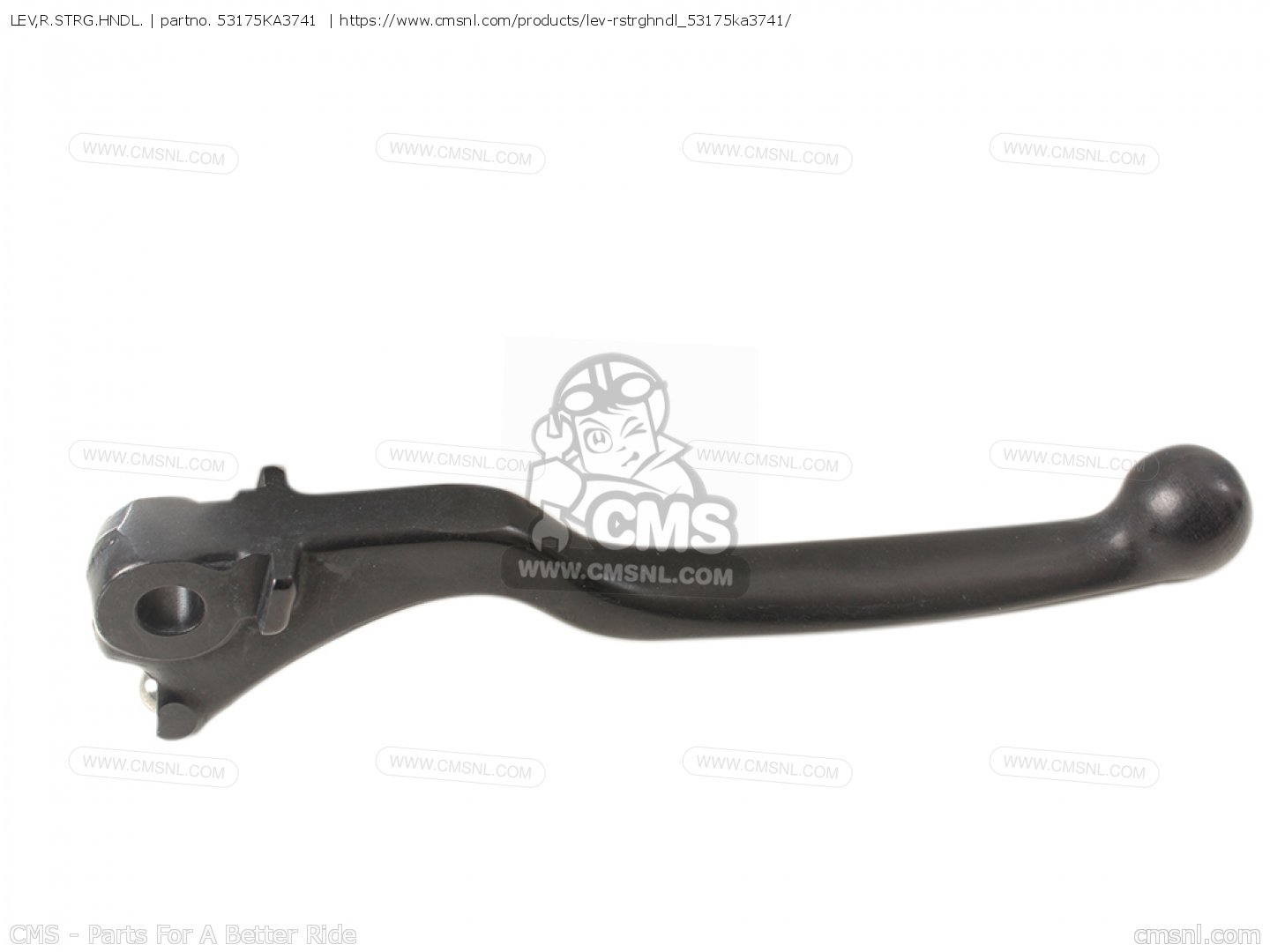 53175KA3741: Lev,r.strg.hndl. Honda - buy the 53175-KA3-741 at CMSNL