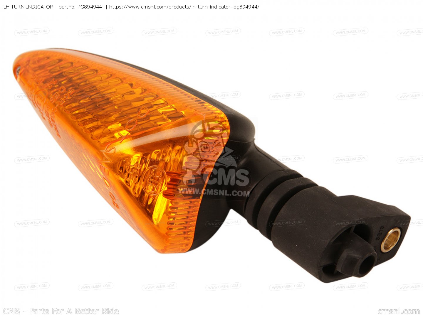 PG894944: LH TURN INDICATOR Piaggio Group - buy the PG894944 at CMSNL