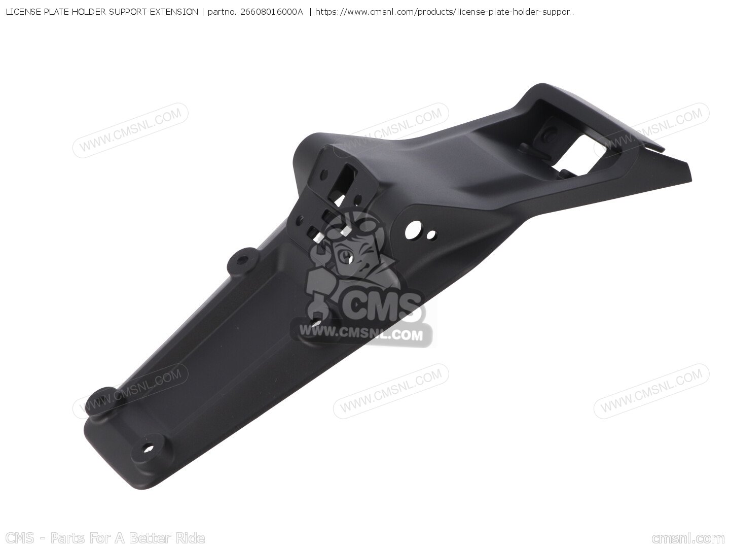 26608016000A: LICENSE PLATE HOLDER SUPPORT EXTENSION GASGAS - buy the ...