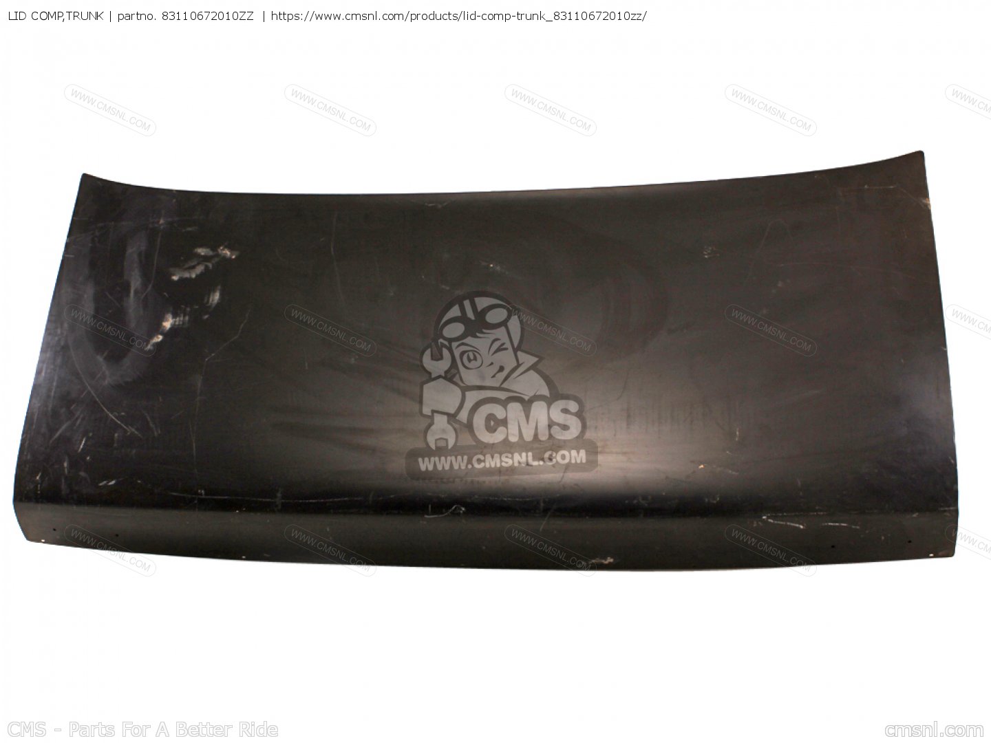 83110672010ZZ: Lid Comp,trunk Honda - buy the 83110-672-010ZZ at CMSNL