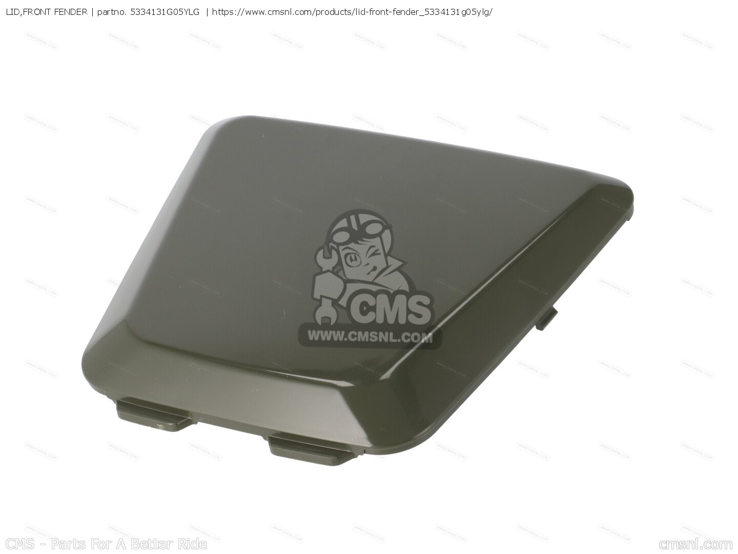 5334131G05YLG: LID,FRONT FENDER Suzuki - buy the 53341-31G05-YLG at CMSNL