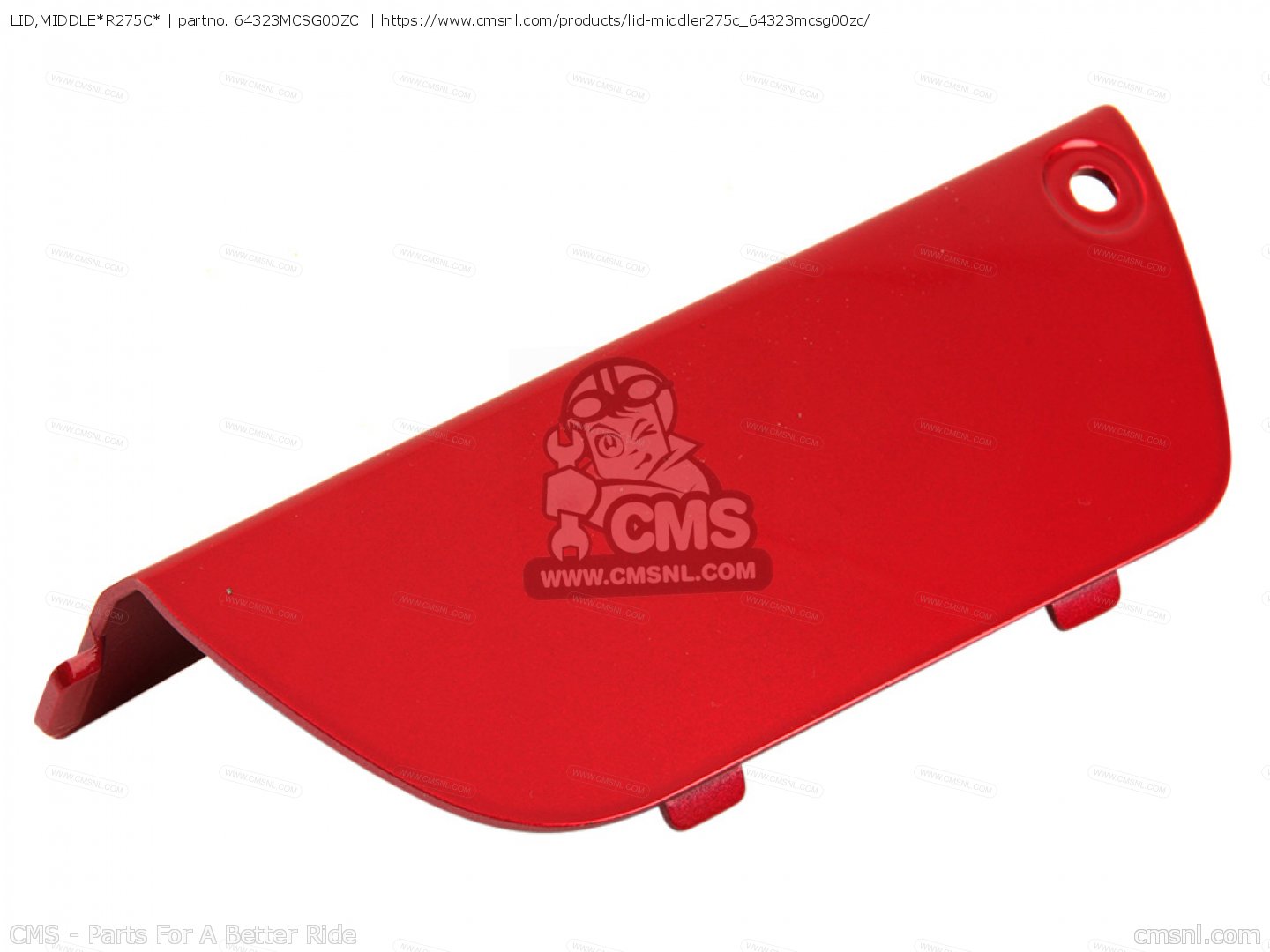 64323MCSG00ZC: LID,MIDDLE*R275C* Honda - buy the 64323-MCS-G00ZC at CMSNL