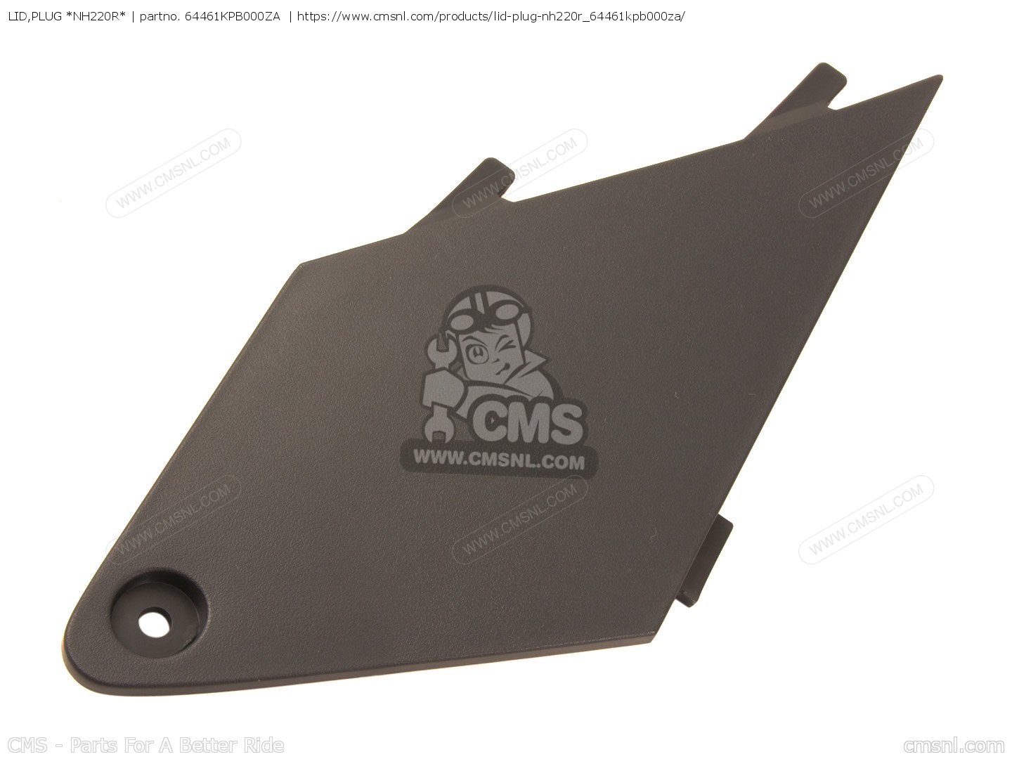 64461KPB000ZA: LID,PLUG *NH220R* Honda - buy the 64461-KPB-000ZA at CMSNL