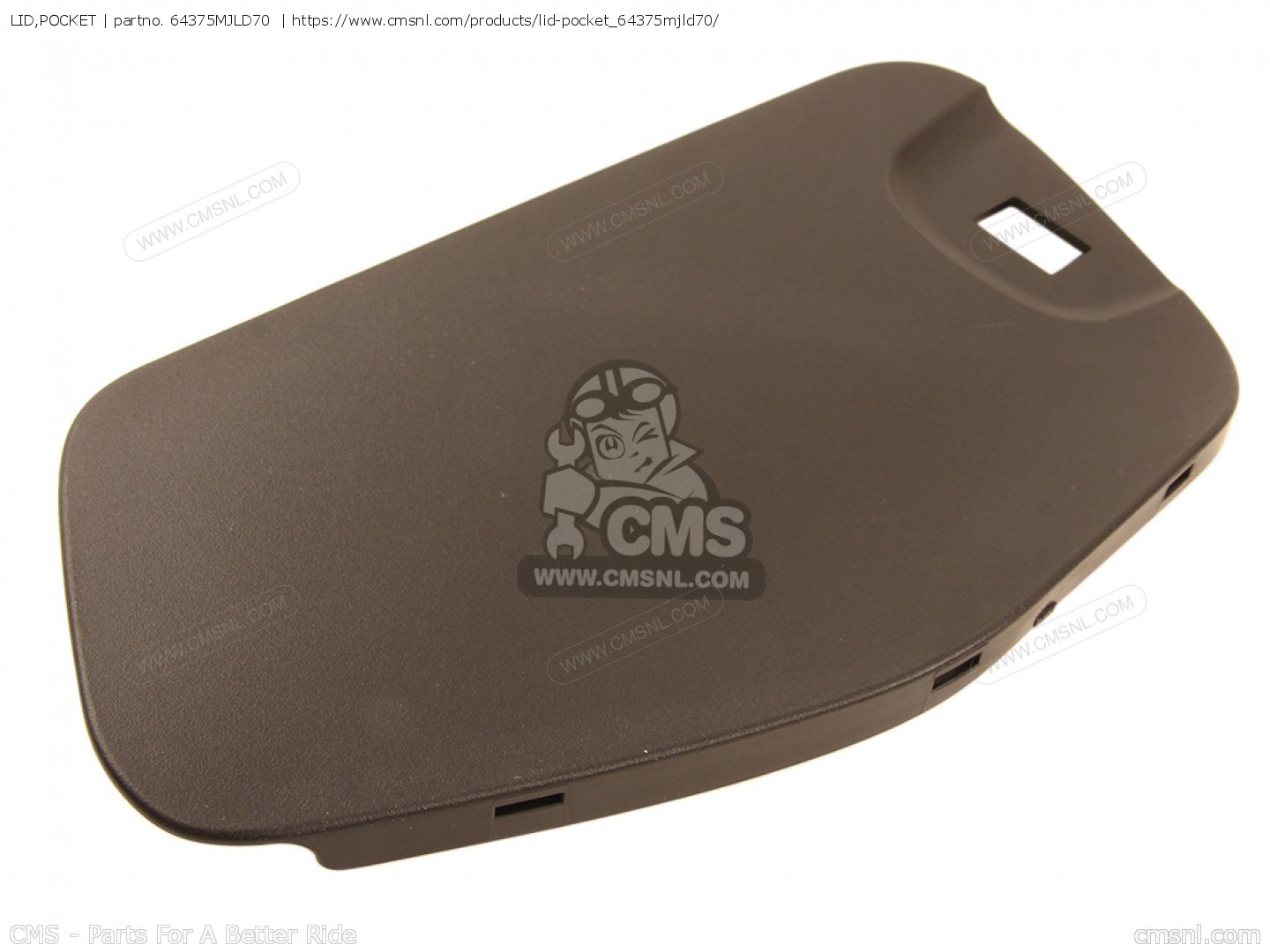 64375MJLD70: LID,POCKET Honda - buy the 64375-MJL-D70 at CMSNL
