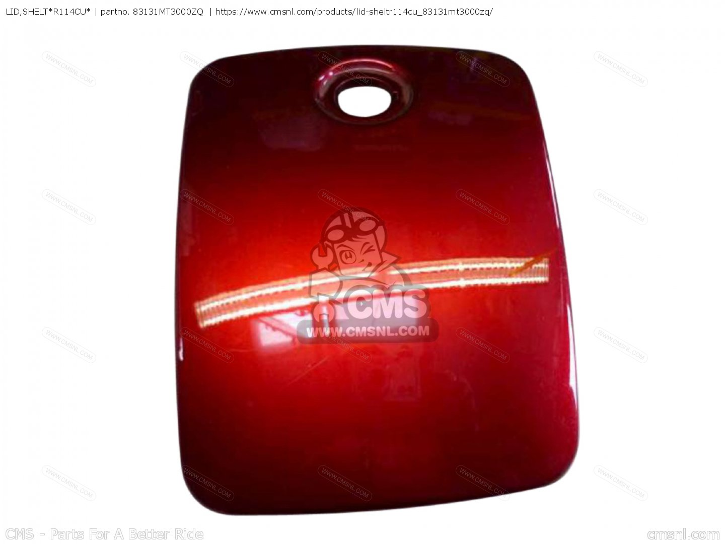 LID,SHELT*R114CU* for ST1100A PANEUROPEAN 1999 (X) SWITZERLAND / ABS ...