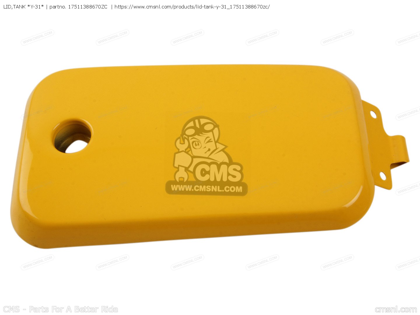 17511388670ZC: LID,TANK *Y-31* Honda - buy the 17511-388-670ZC at CMSNL