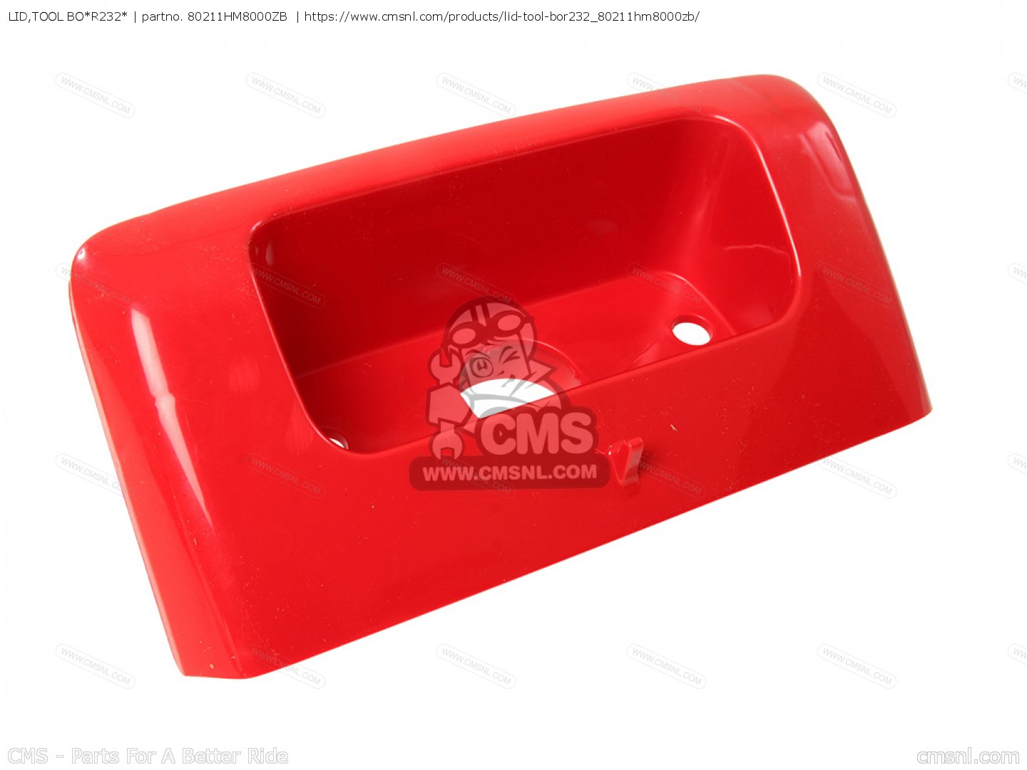 80211HM8000ZB: LID,TOOL BO*R232* Honda - buy the 80211-HM8-000ZB at CMSNL