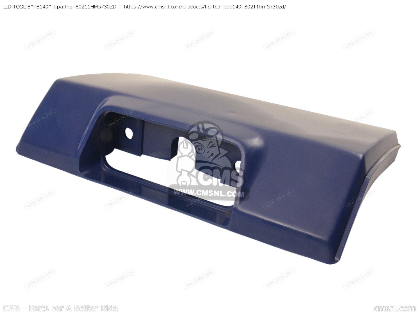 80211HM5730ZD: LID,TOOL B*PB149* Honda - buy the 80211-HM5-730ZD at CMSNL