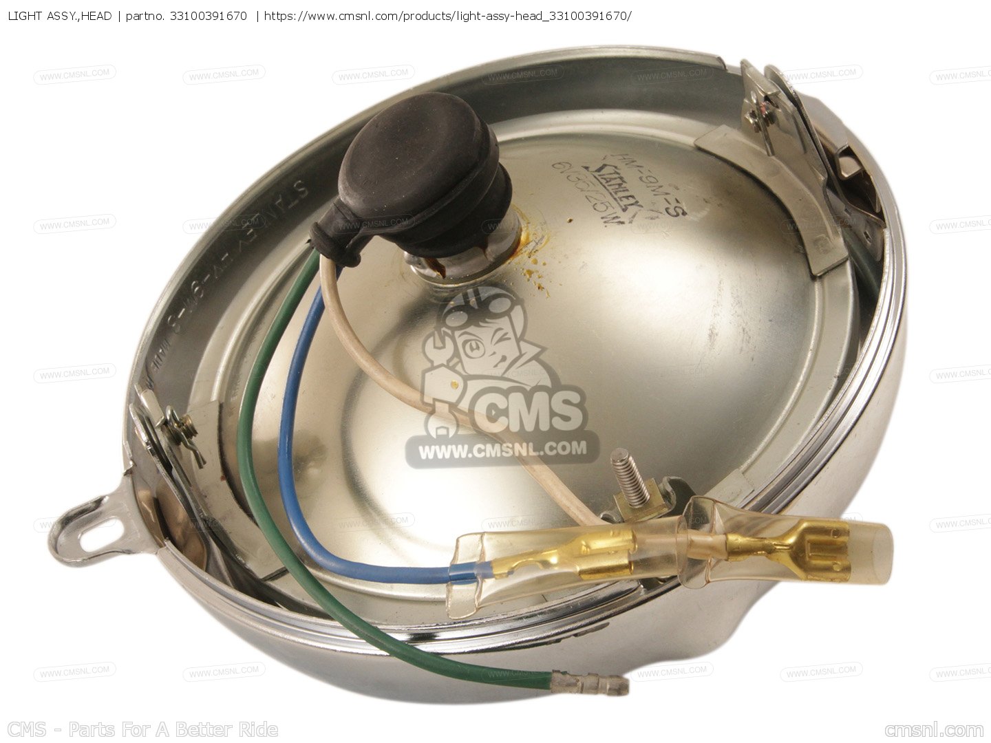 33100391670: Light Assy.,head Honda - buy the 33100-391-670 at CMSNL