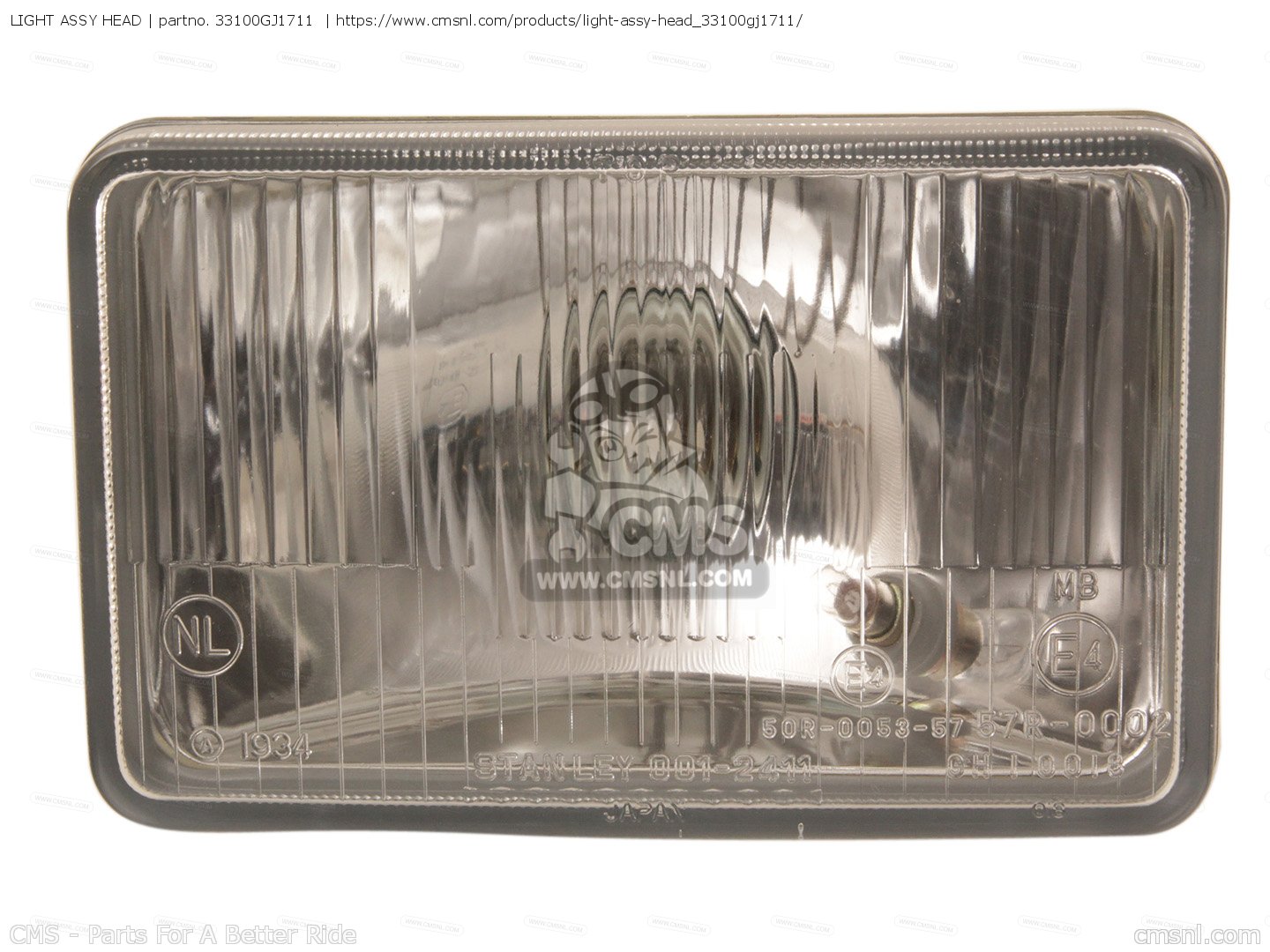 33100GJ1711: LIGHT ASSY HEAD Honda - buy the 33100-GJ1-711 at CMSNL