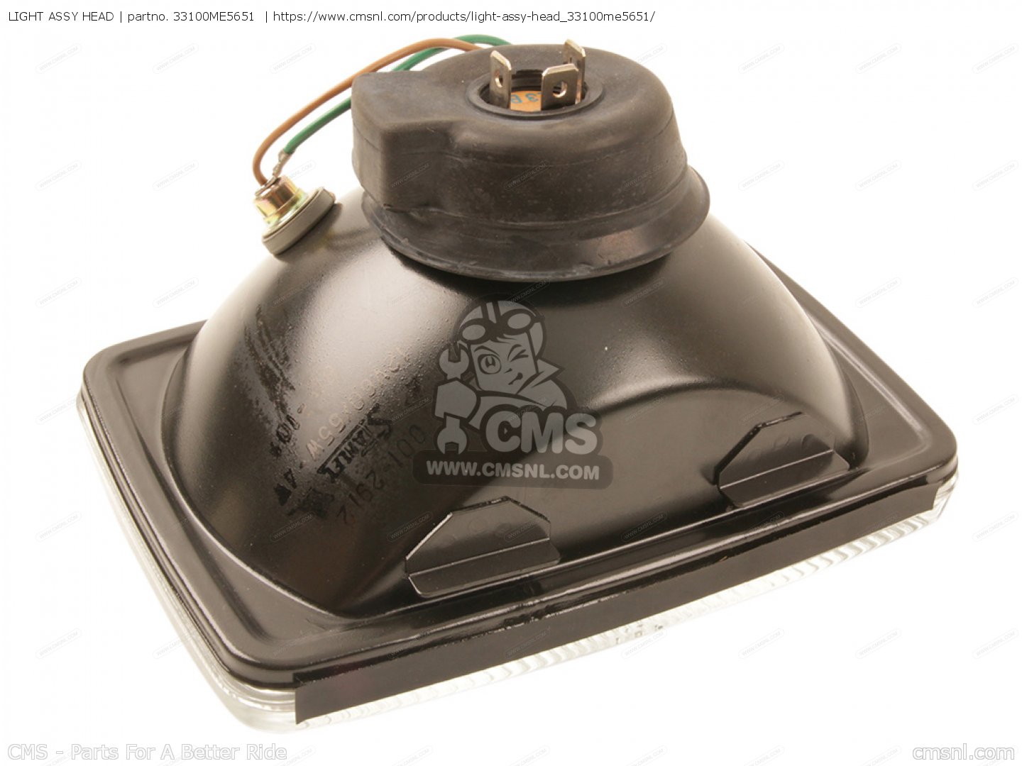 33100ME5651: LIGHT ASSY HEAD Honda - buy the 33100-ME5-651 at CMSNL