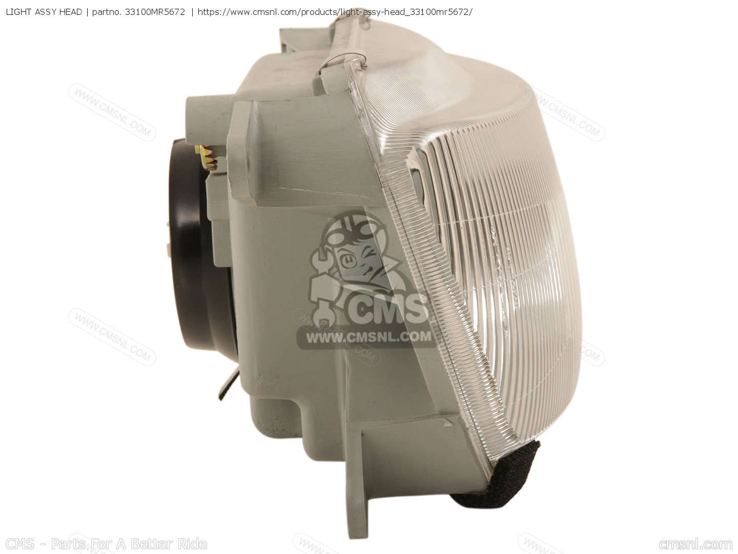 33100MR5672: Light Assy Head Honda - buy the 33100-MR5-672 at CMSNL