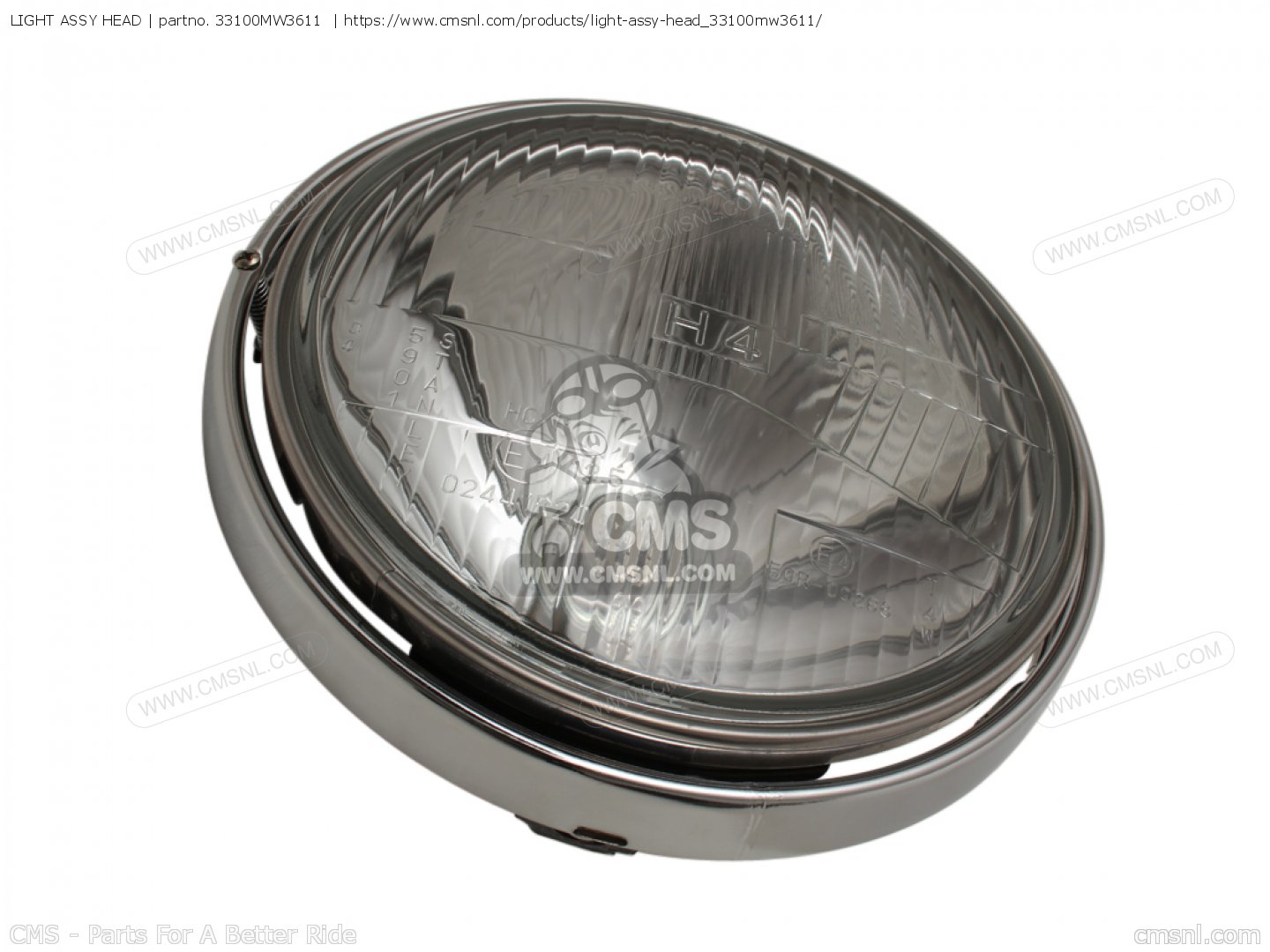 33100MW3611: LIGHT ASSY HEAD Honda - buy the 33100-MW3-611 at CMSNL