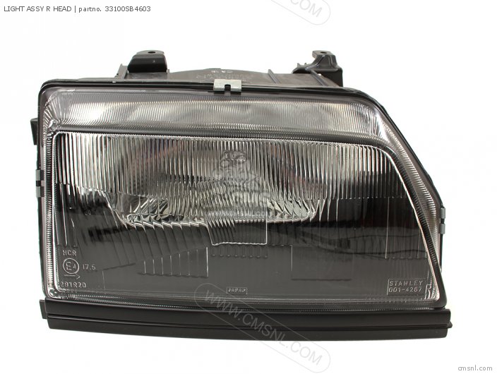 33100SB4603: LIGHT ASSY R HEAD Honda - buy the 33100-SB4-603 at CMSNL