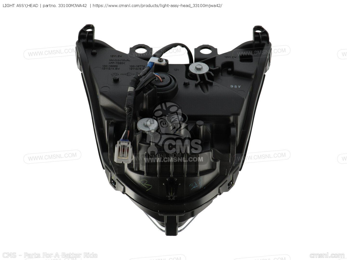 33100MJWA42: LIGHT ASSY,HEAD Honda - buy the 33100-MJW-A42 at CMSNL