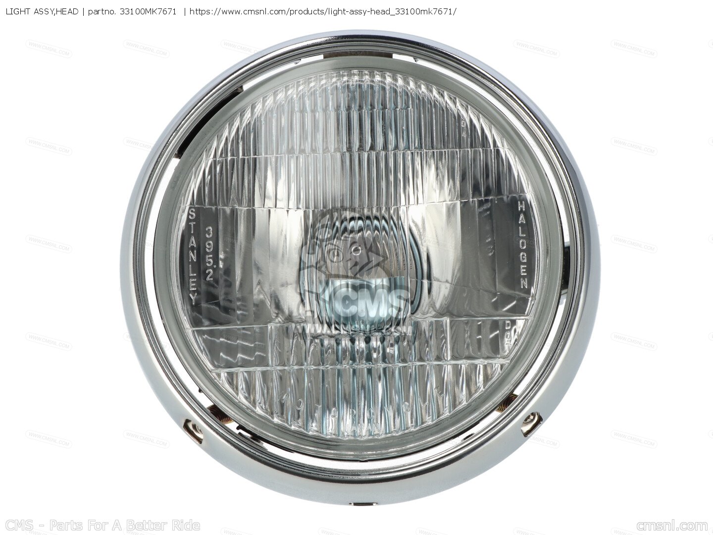 33100MK7671: LIGHT ASSY,HEAD Honda - buy the 33100-MK7-671 at CMSNL