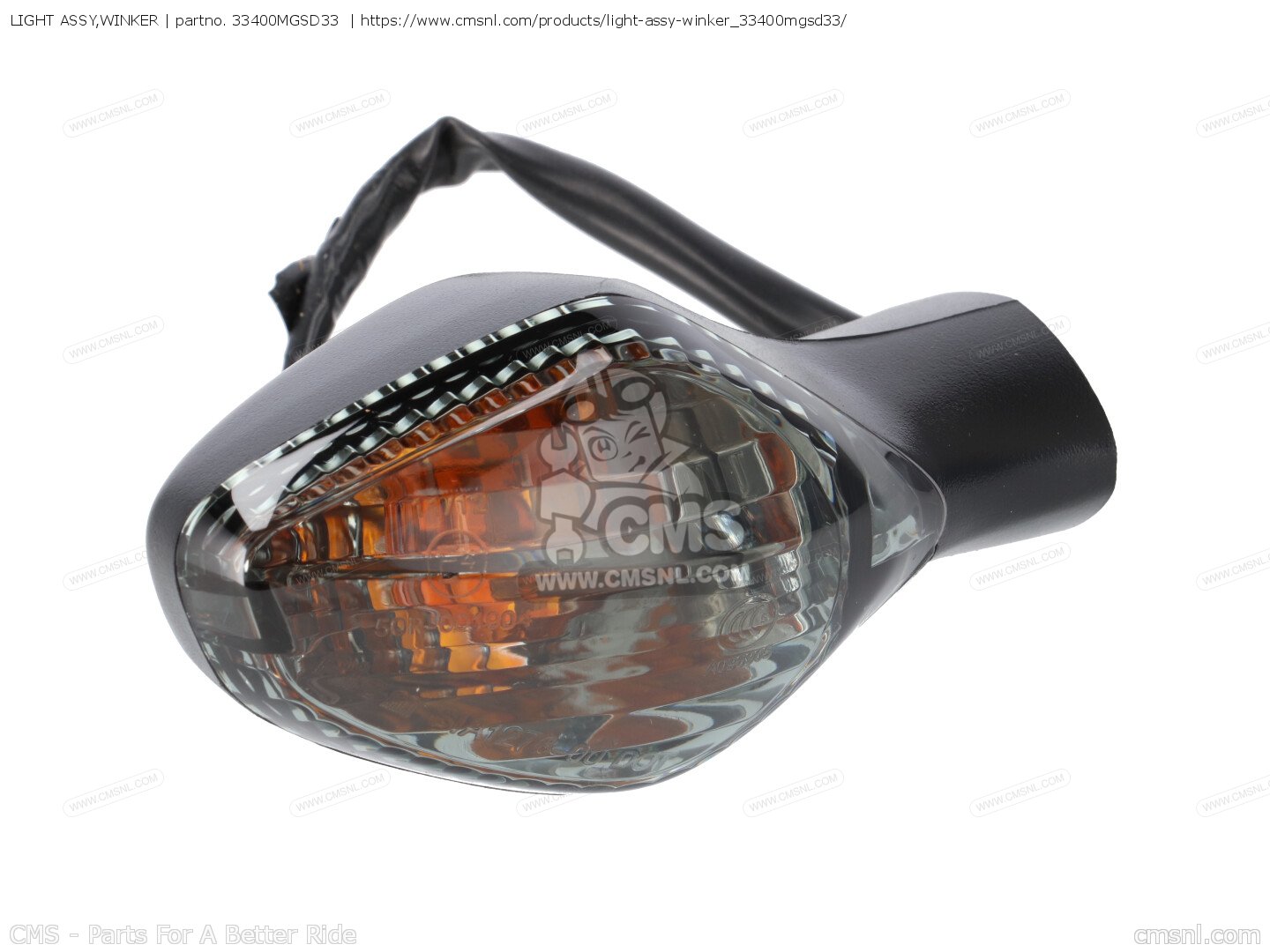 33400MGSD33: Light Assy,winker Honda - buy the 33400-MGS-D33 at CMSNL