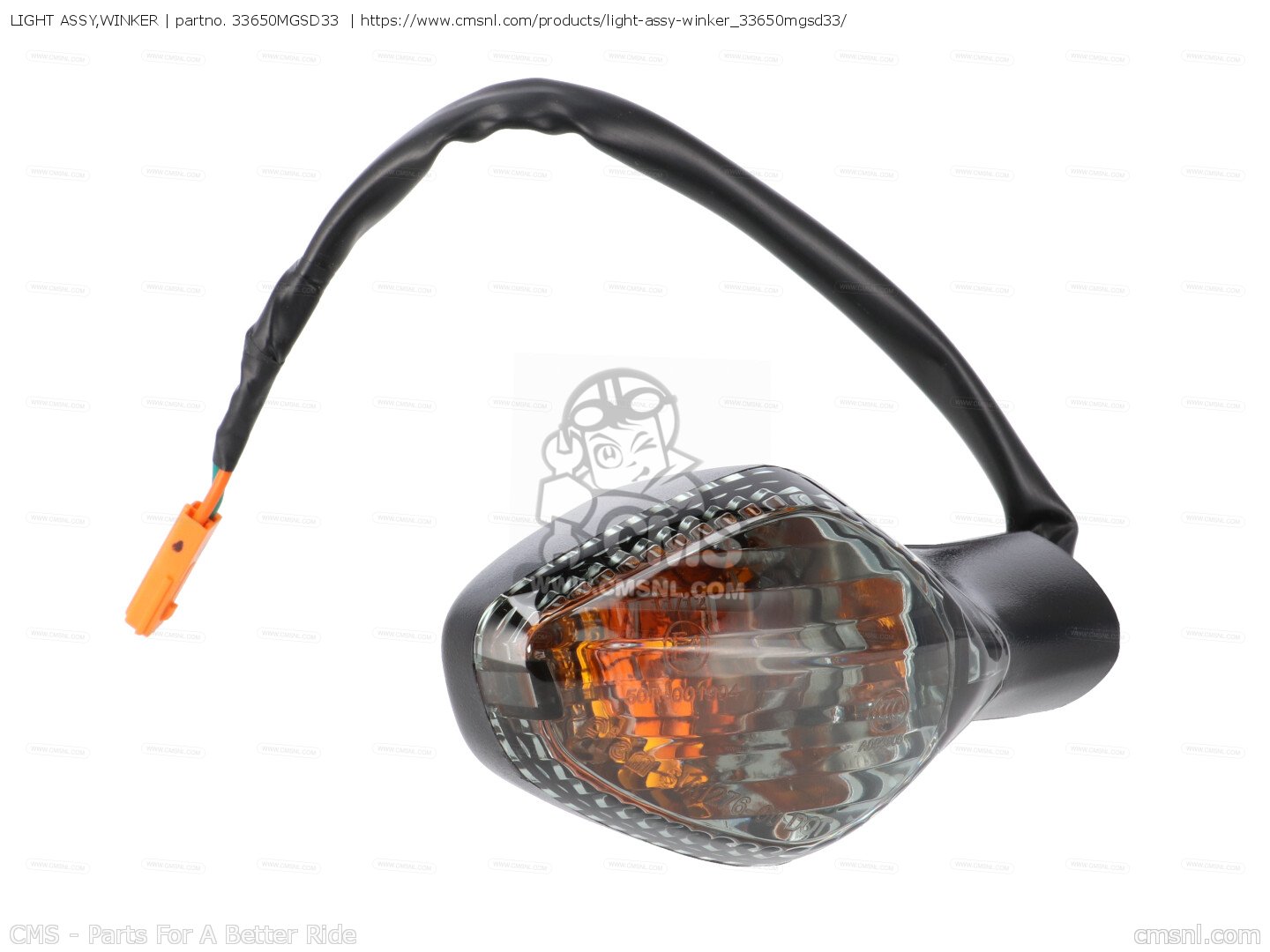 33650MGSD33: Light Assy,winker Honda - buy the 33650-MGS-D33 at CMSNL