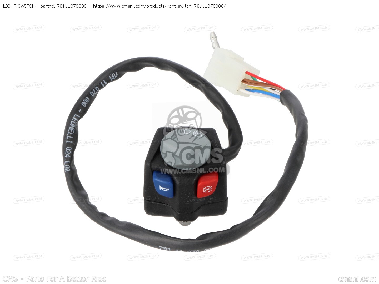 78111070000: LIGHT SWITCH KTM - buy the 78111070000 at CMSNL