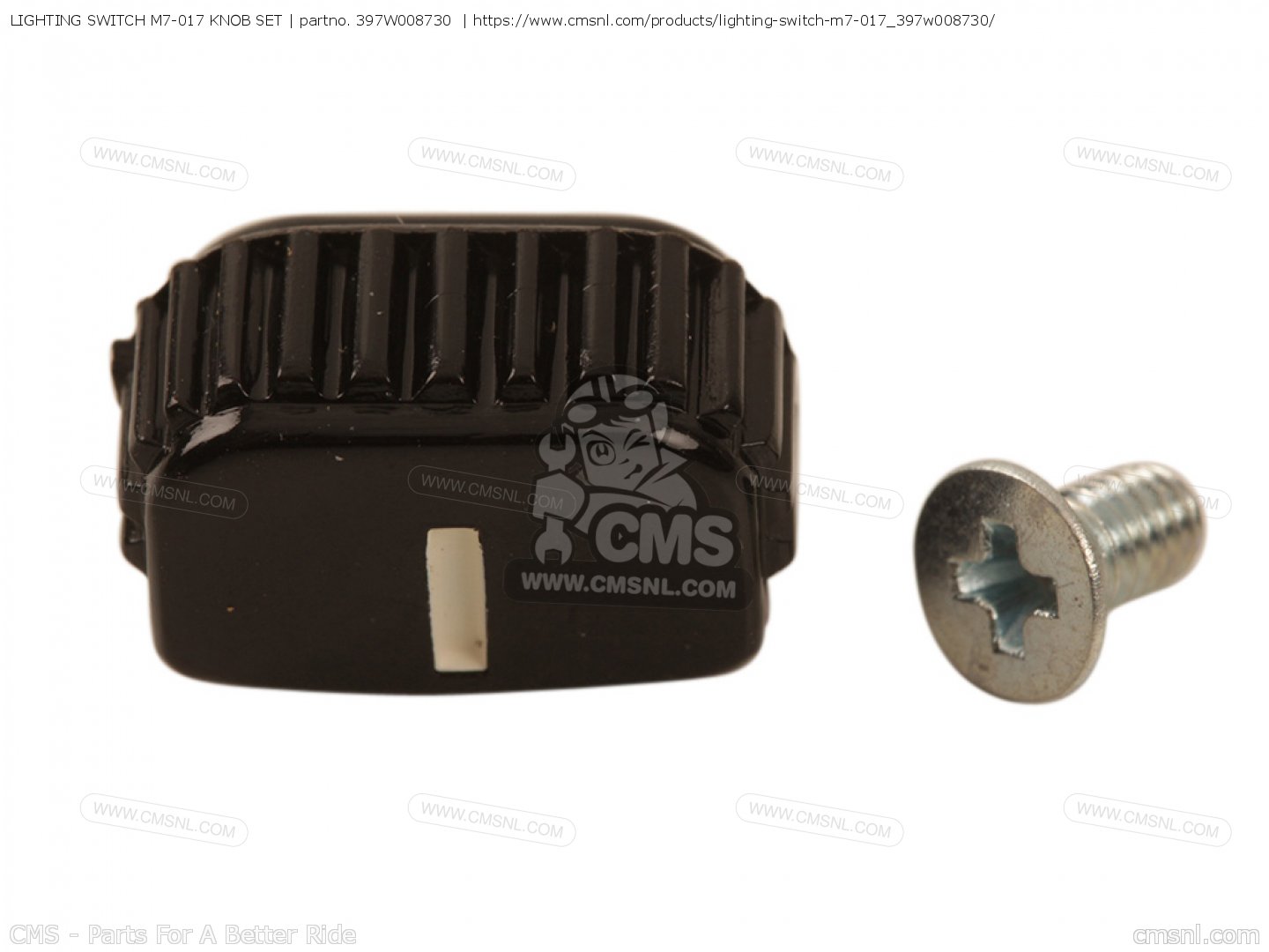 397W008730: Lighting Switch M7-017 Knob Set Yamaha - buy the 397-W0087 ...