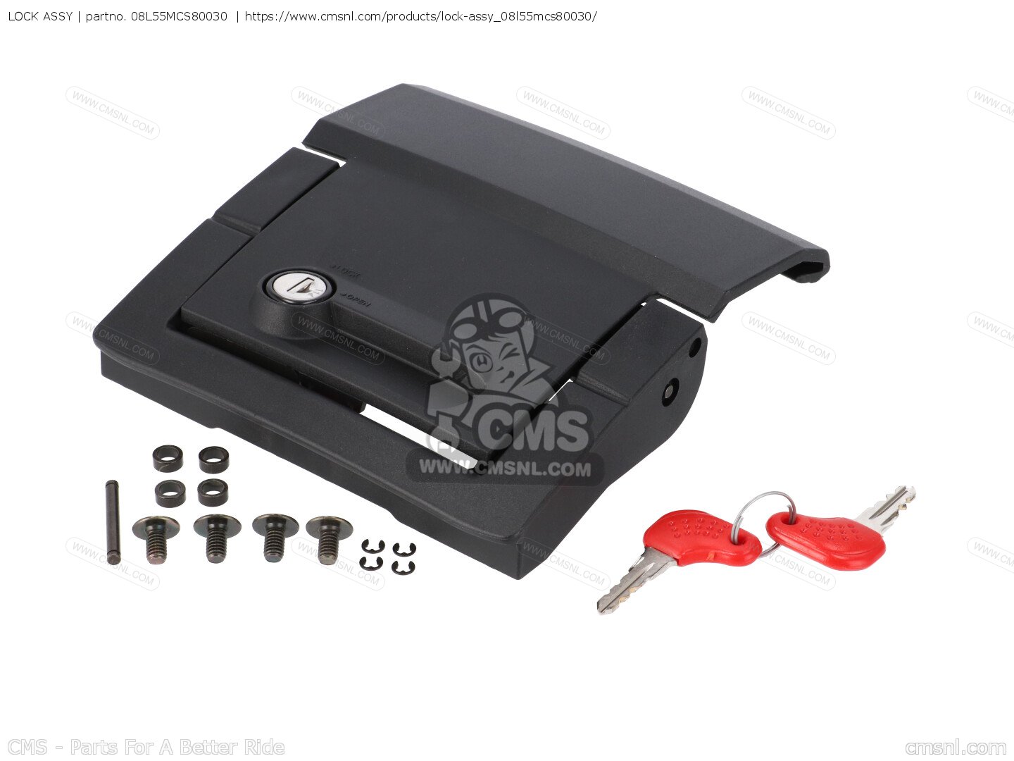 LOCK ASSY for ST1300A PANEUROPEAN 2002 (2) ENGLAND / ABS - order at CMSNL