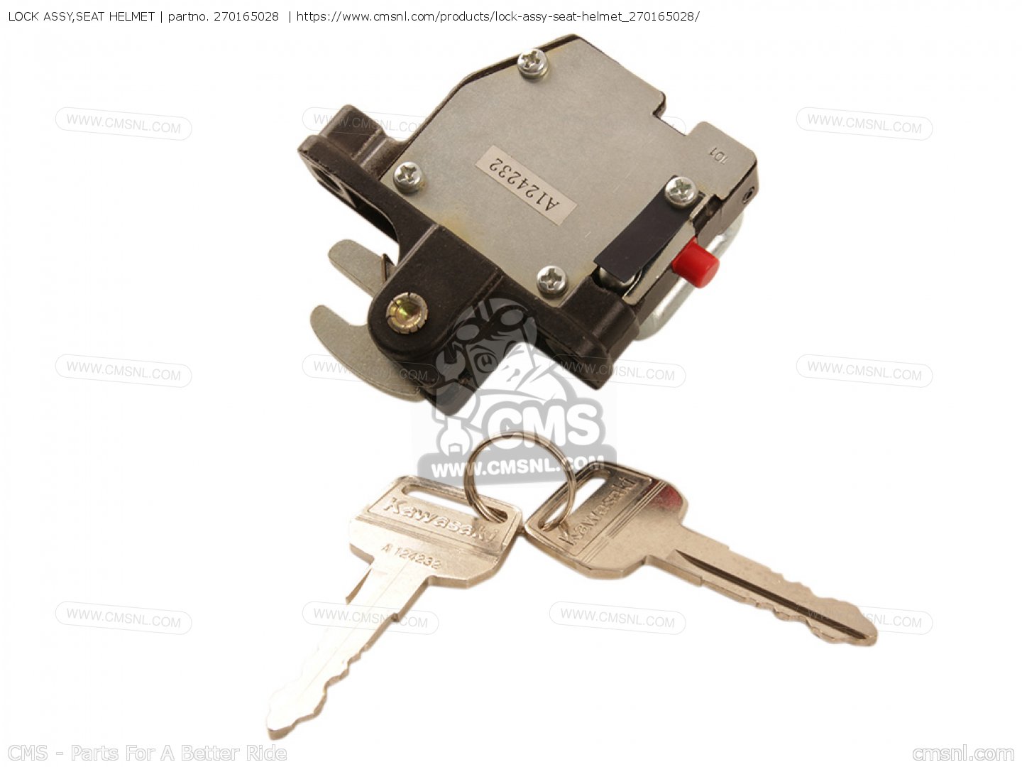 270165028: Lock-assy,seat&helmet Kawasaki - buy the 27016-5028 at CMSNL