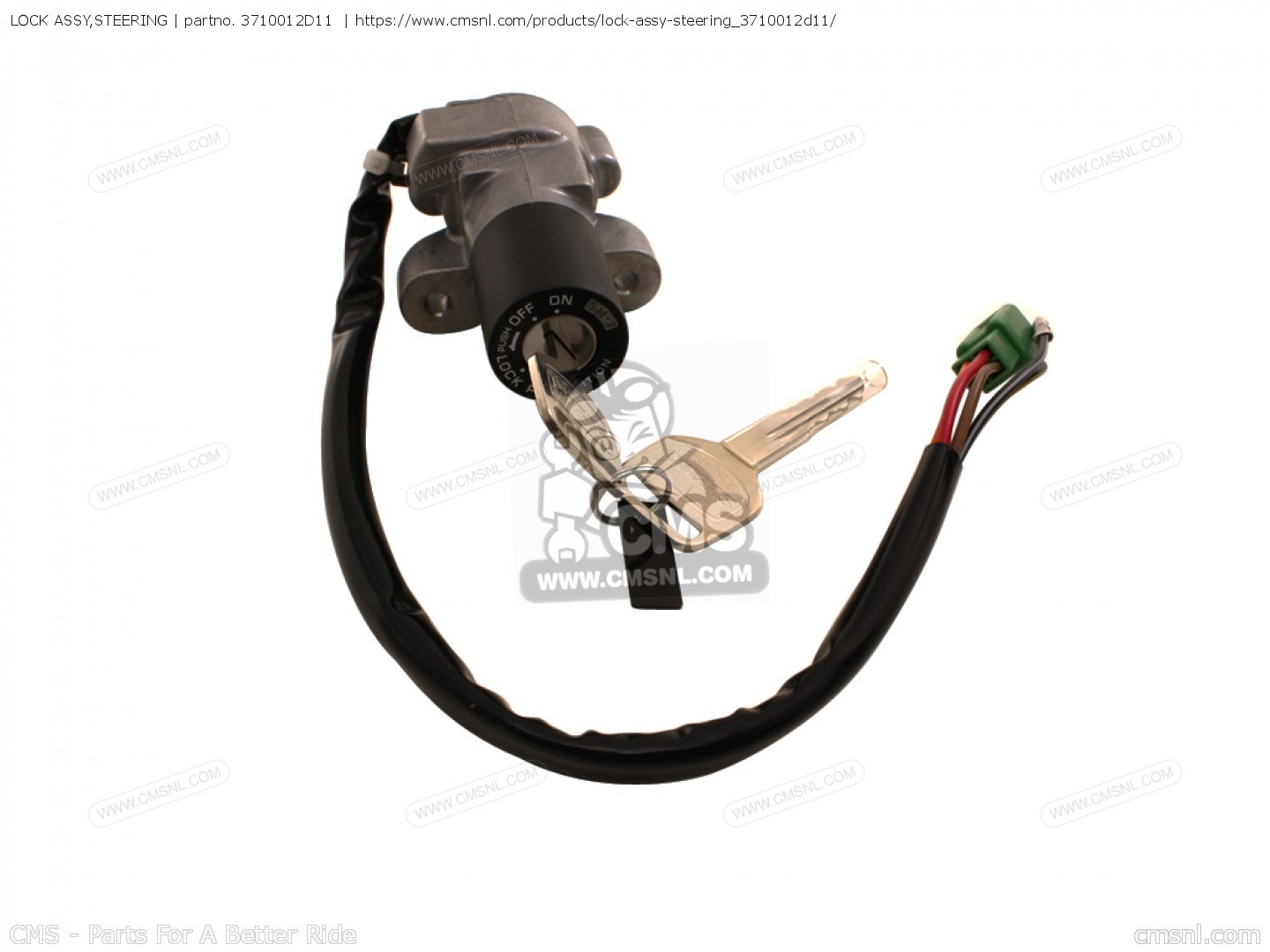 3710012D11: LOCK ASSY,STEERING Suzuki - buy the 37100-12D11 at CMSNL