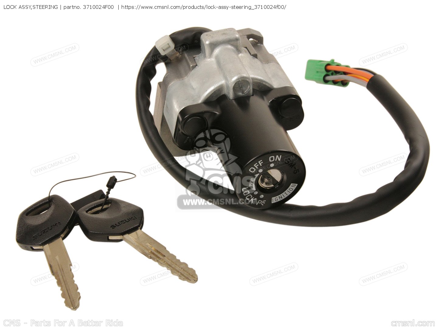 3710024F00: LOCK ASSY,STEERING Suzuki - buy the 37100-24F00 at CMSNL