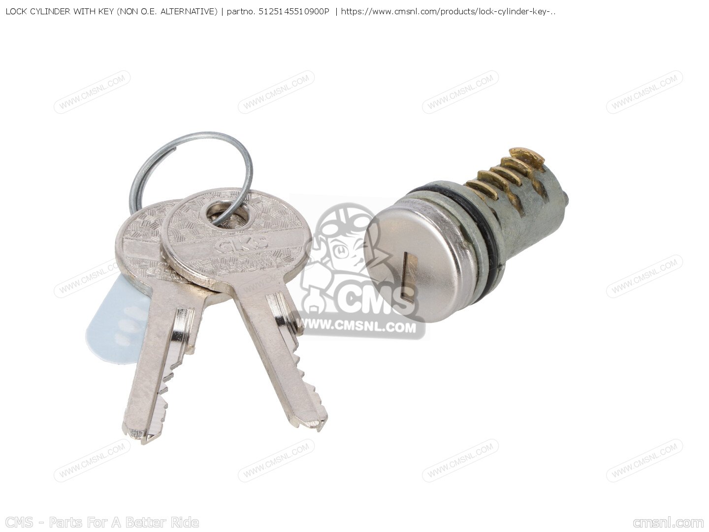 5125145510900P: Lock Cylinder With Key (non O.e. Alternative ...