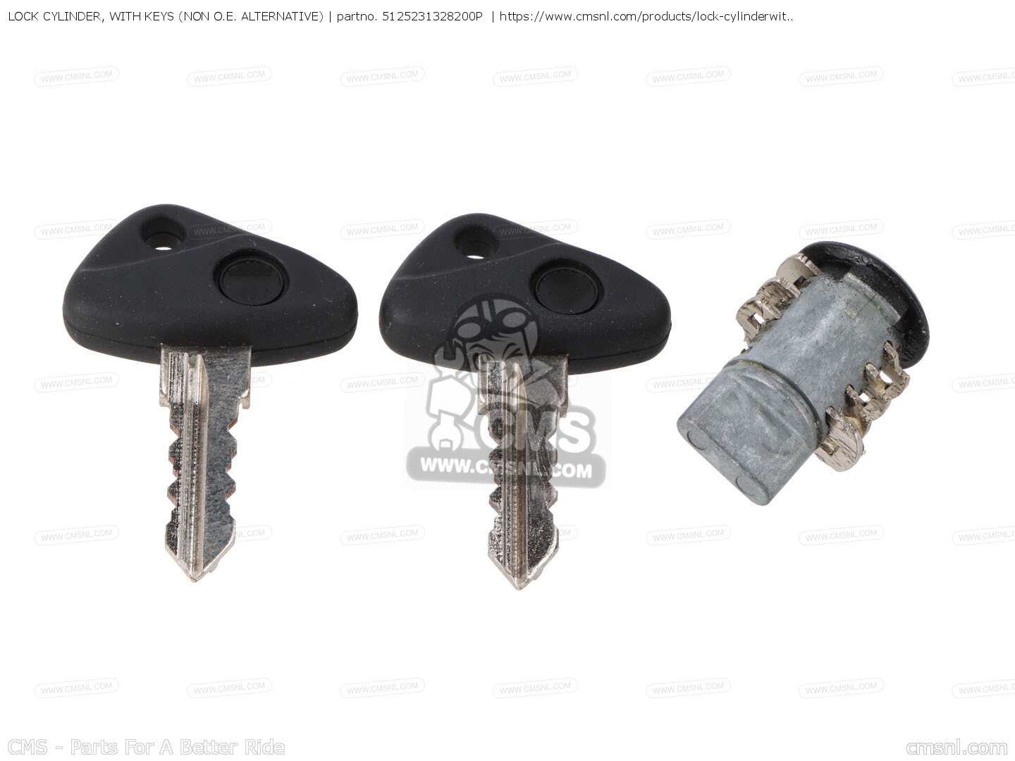 5125231328200P: Lock Cylinder, With Keys (non O.e. Alternative ...