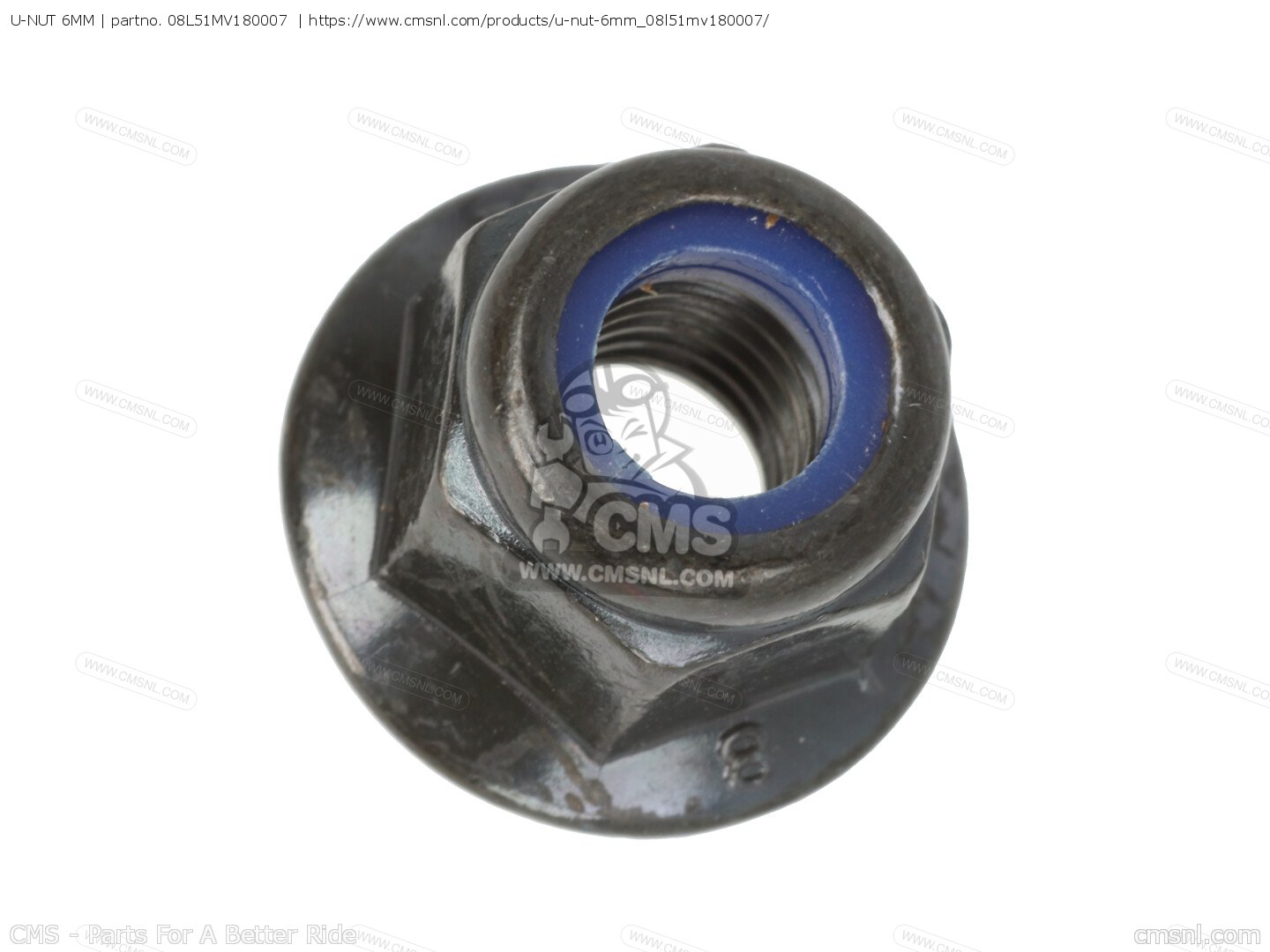 LOCK-NUT M6 NYLON for NES150 2001 (1) ENGLAND ISS MKH - order at CMSNL
