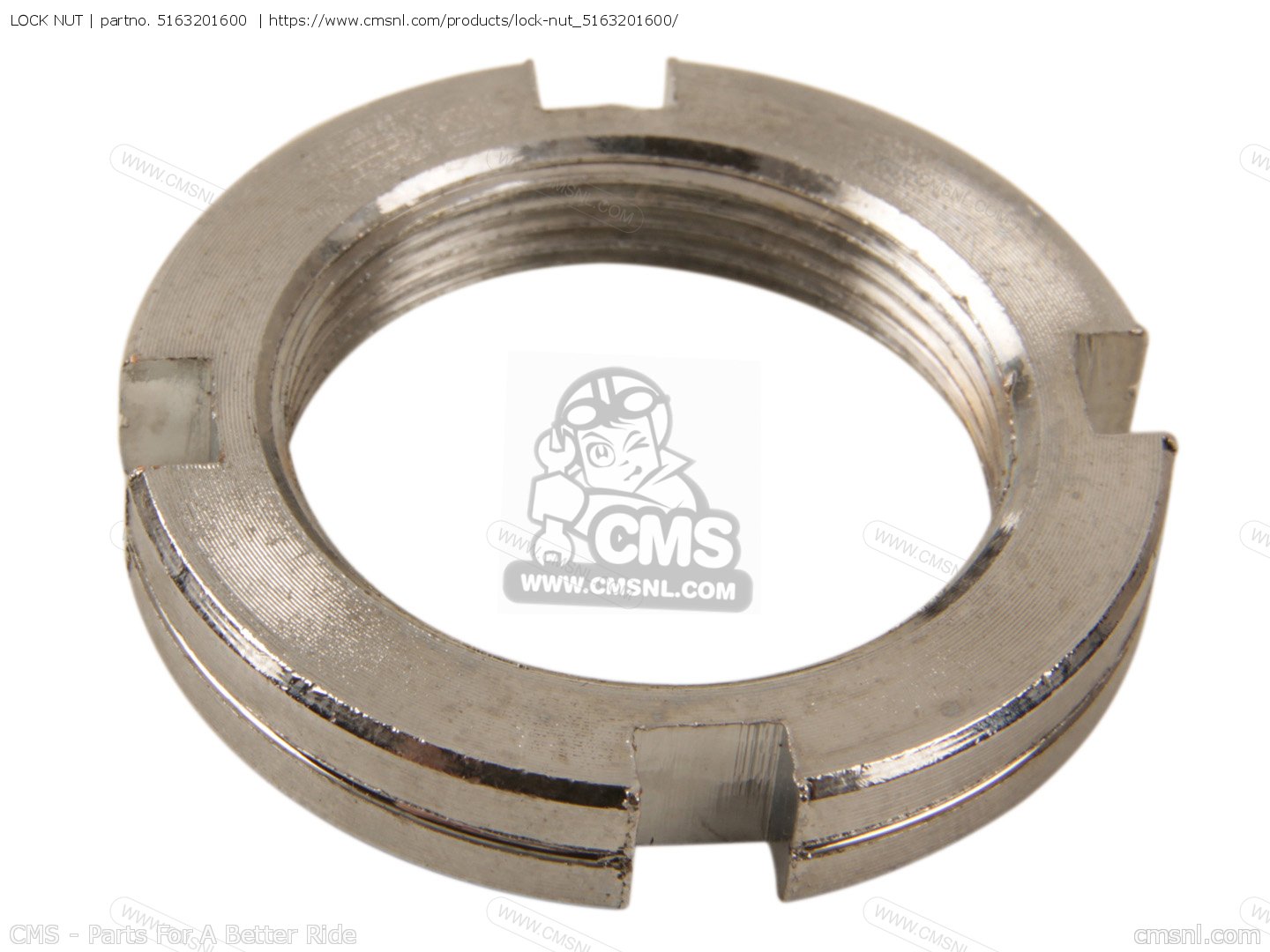 5163201600: LOCK NUT Suzuki - buy the 51632-01600 at CMSNL