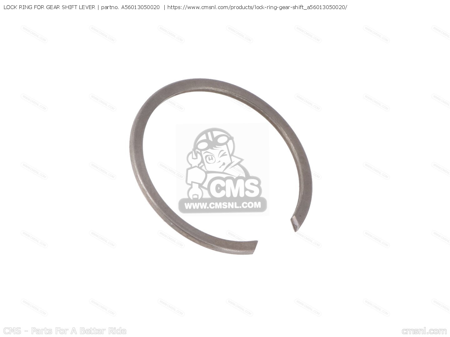 A56013050020: LOCK RING FOR GEAR SHIFT LEVER KTM - buy the A56013050020 ...