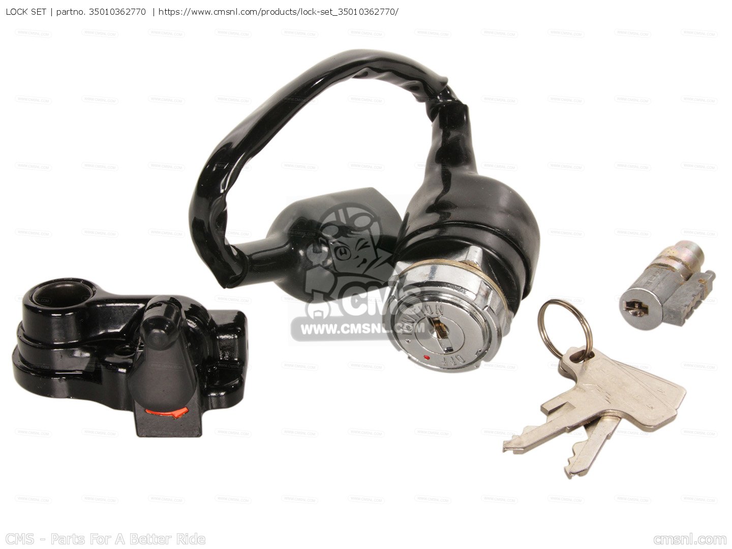 LOCK SET for Honda - order at CMSNL