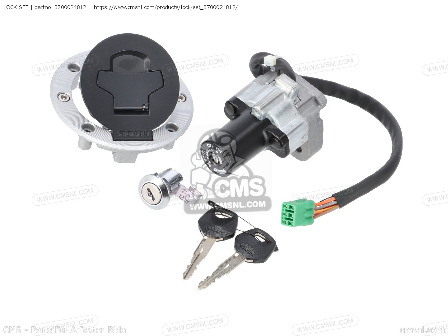 3700024812: LOCK SET Suzuki - buy the 37000-24812 at CMSNL