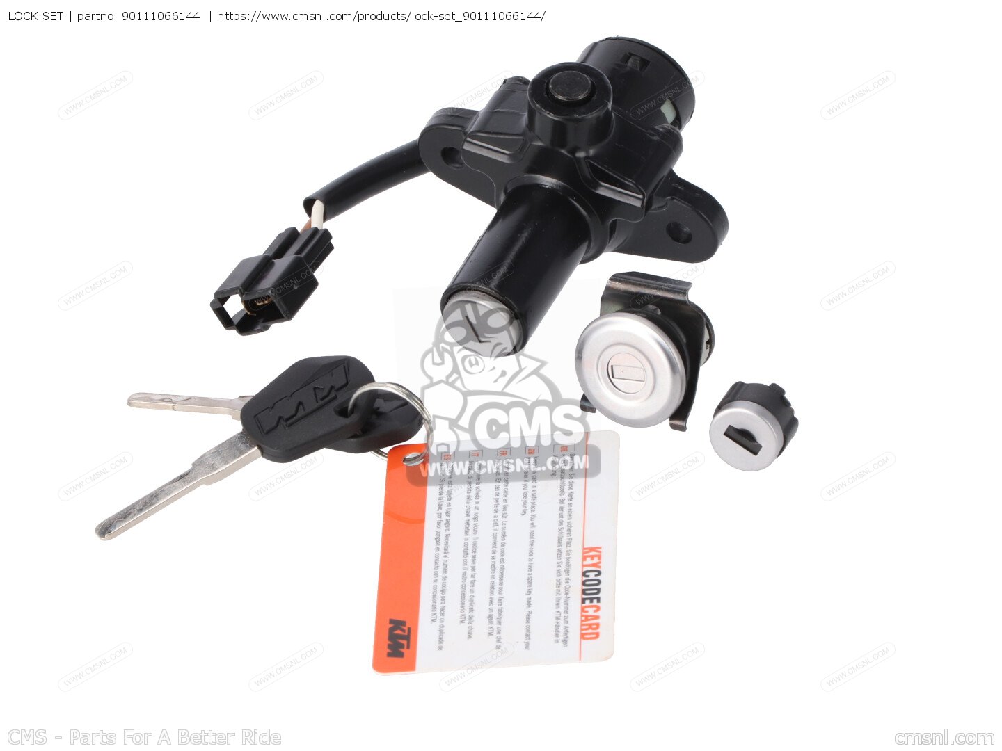 90111066144: LOCK SET KTM - buy the 90111066144 at CMSNL