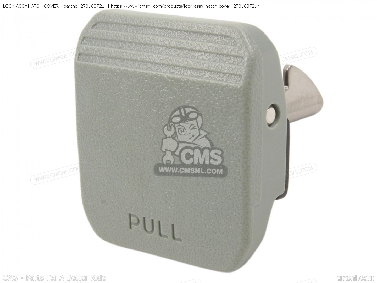 270163721: LOCK-ASSY,HATCH COVER Kawasaki - buy the 27016-3721 at CMSNL