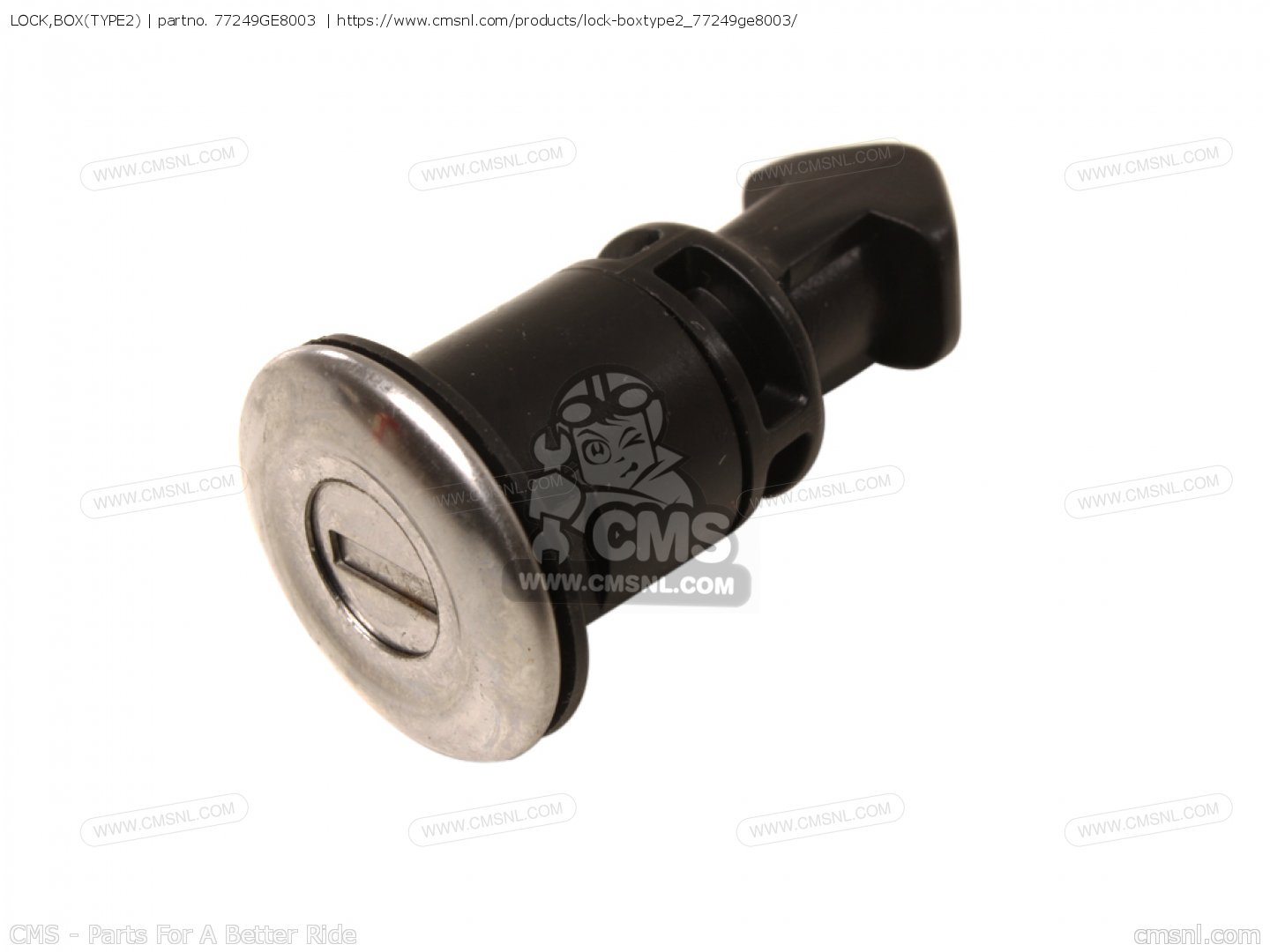 77249GE8003: LOCK,BOX(TYPE2) Honda - buy the 77249-GE8-003 at CMSNL