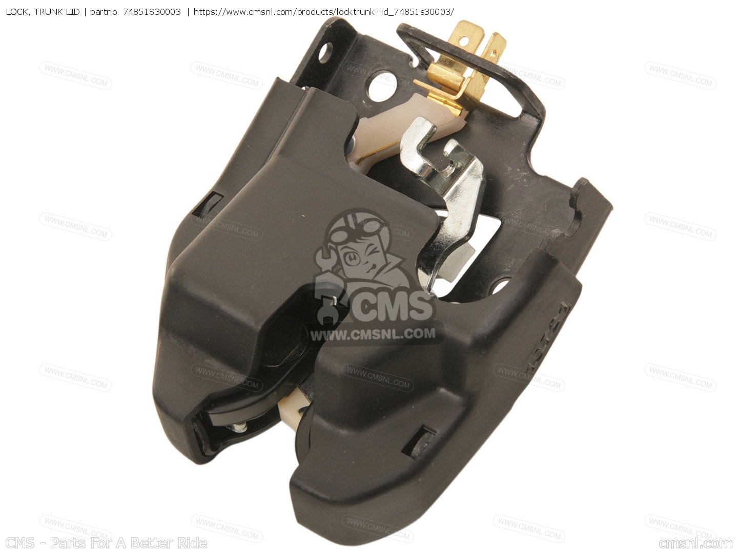 74851S30003: Lock, Trunk Lid Honda - buy the 74851-S30-003 at CMSNL