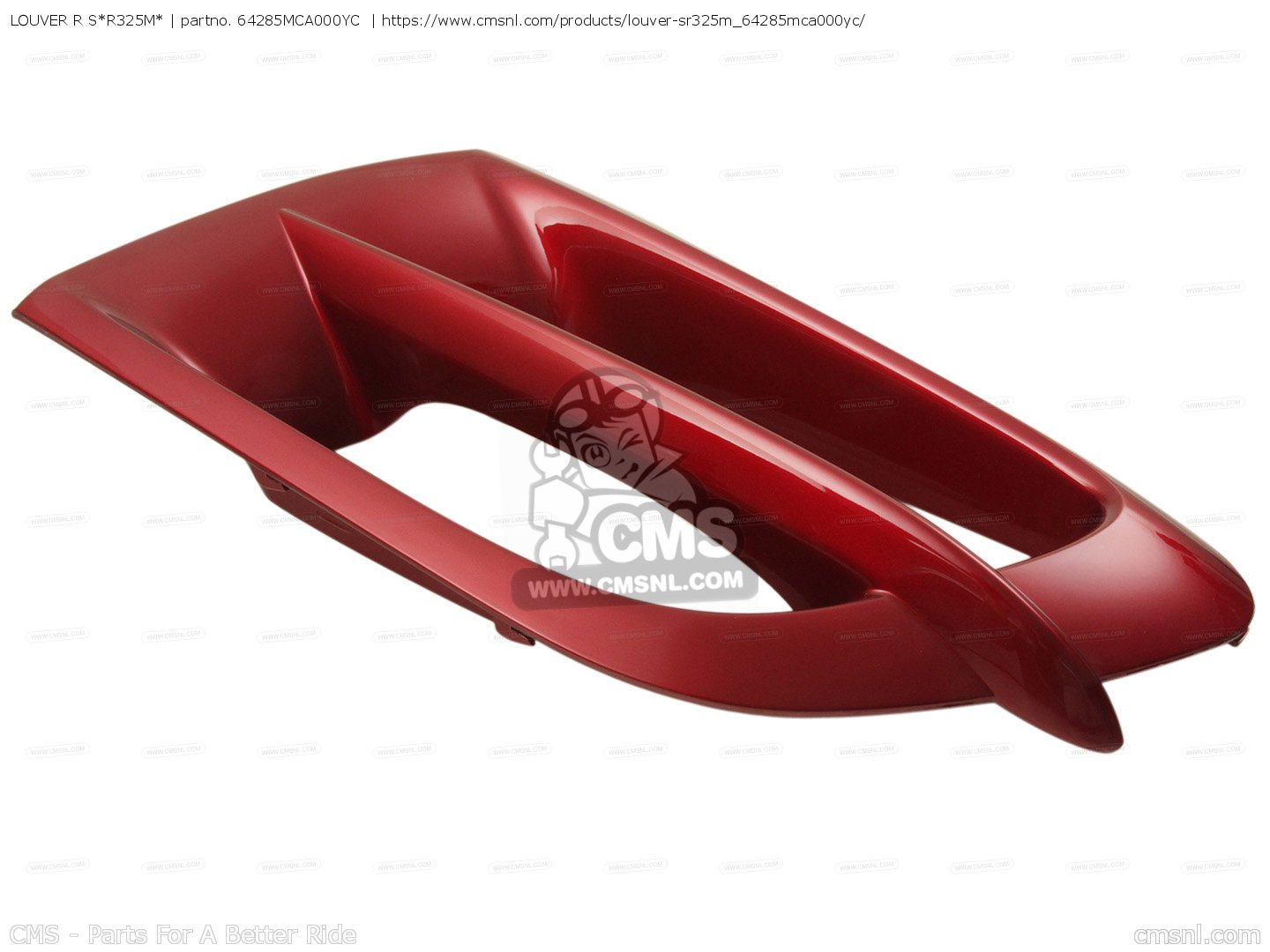 64285MCA000YC: LOUVER R S*R325M* Honda - buy the 64285-MCA-000YC at CMSNL