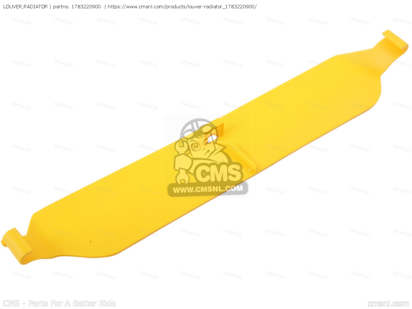 1783220900: LOUVER,RADIATOR Suzuki - buy the 17832-20900 at CMSNL