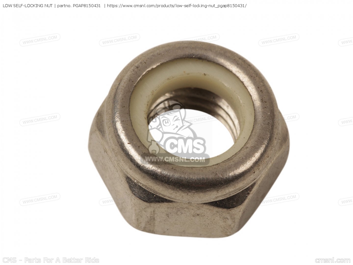 PGAP8150431: Low Self-locking Nut Piaggio Group - buy the AP8150431 at ...