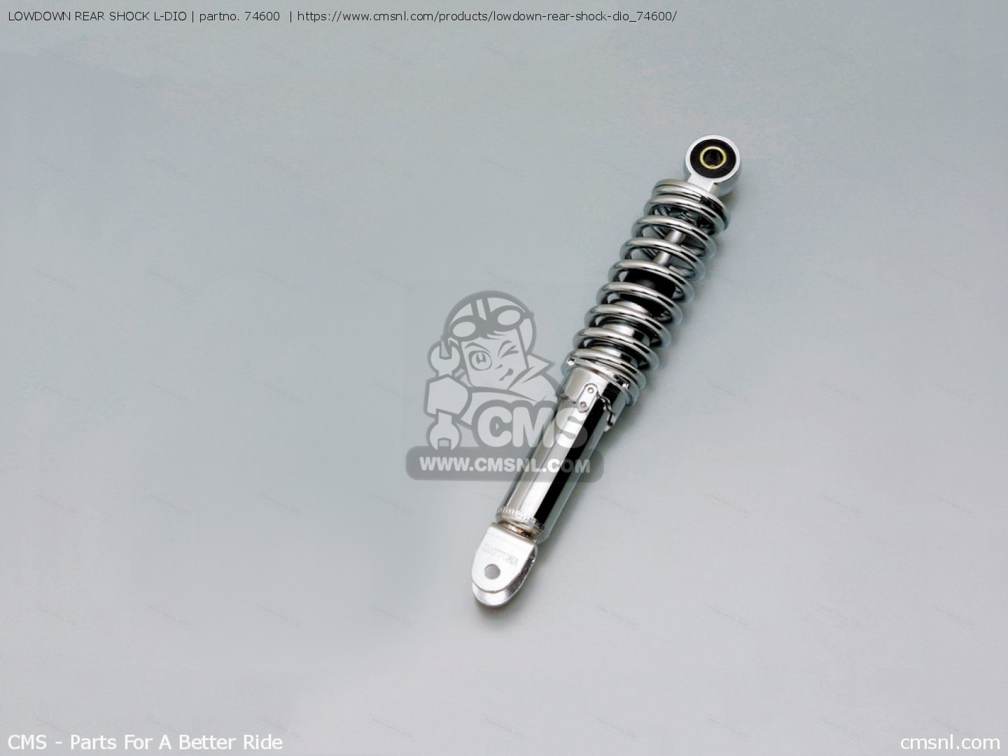 74600: Lowdown Rear Shock L-dio Daytona - buy the 74600 at CMSNL
