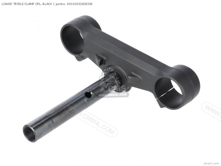 6910103202833S: LOWER TRIPLE CLAMP CPL. BLACK KTM - buy the ...