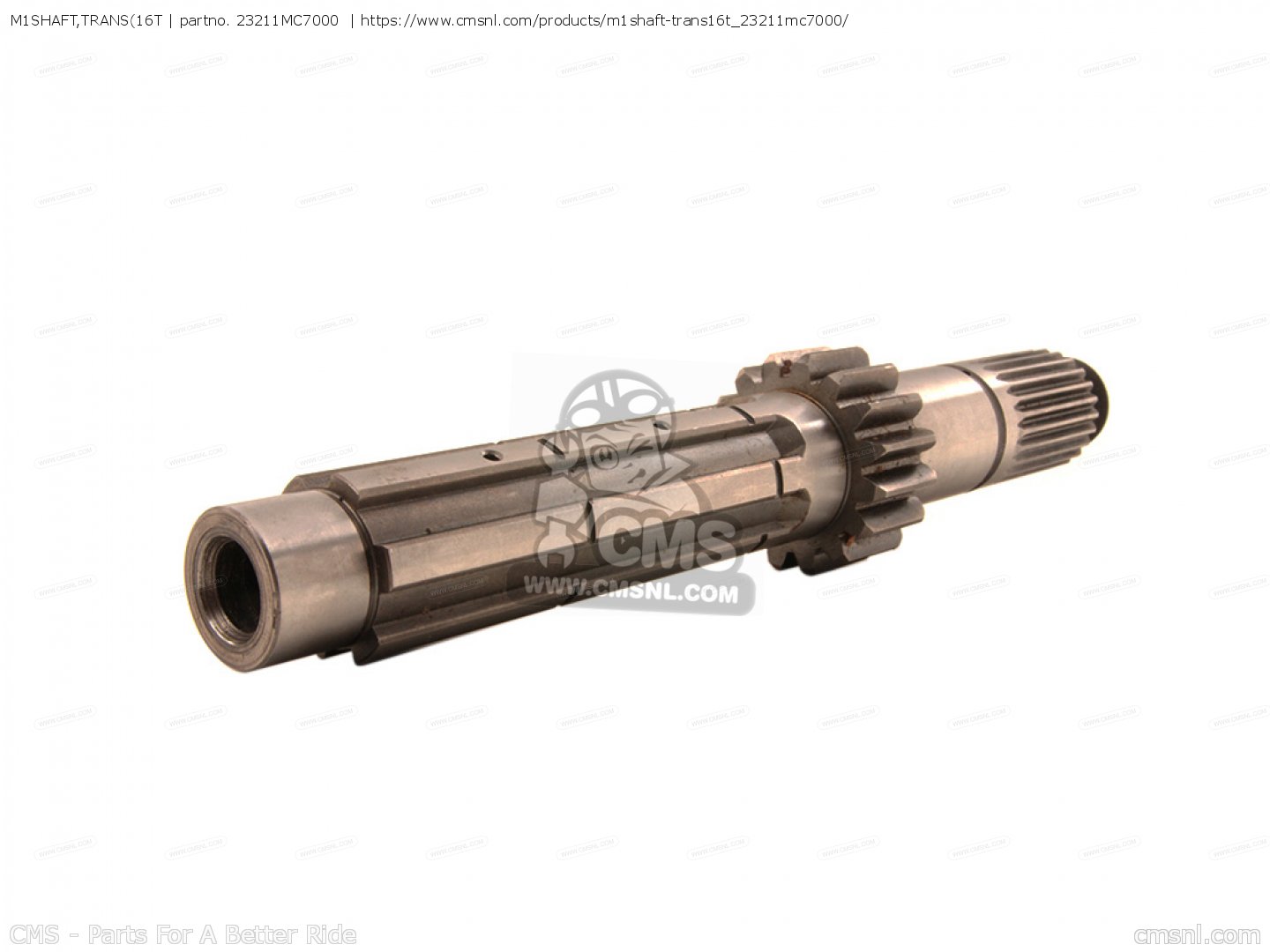 23211MC7000: M1shaft,trans(16t Honda - buy the 23211-MC7-000 at CMSNL