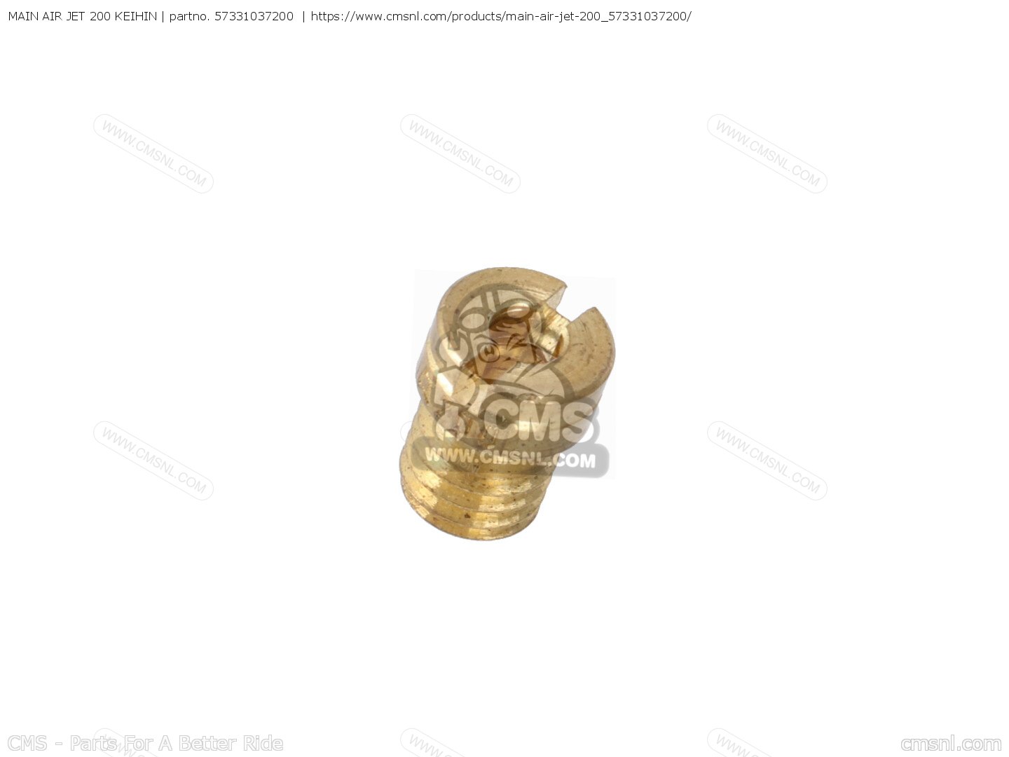 57331037200: MAIN AIR JET 200 KEIHIN KTM - buy the 57331037200 at CMSNL