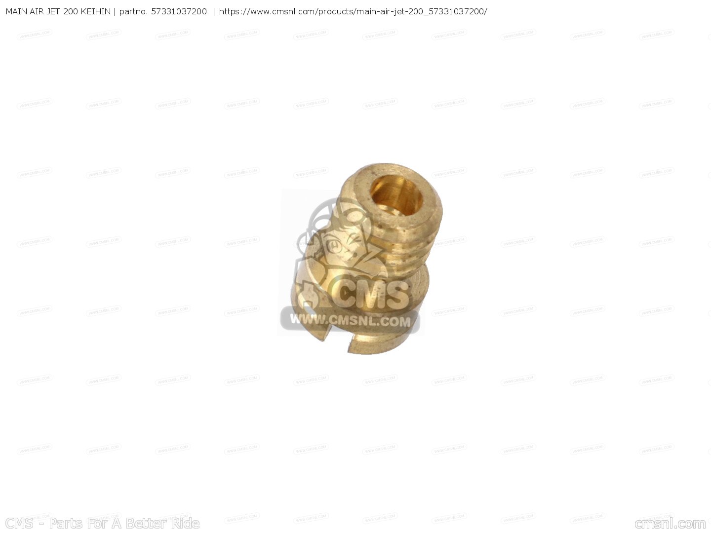 57331037200: MAIN AIR JET 200 KEIHIN KTM - buy the 57331037200 at CMSNL