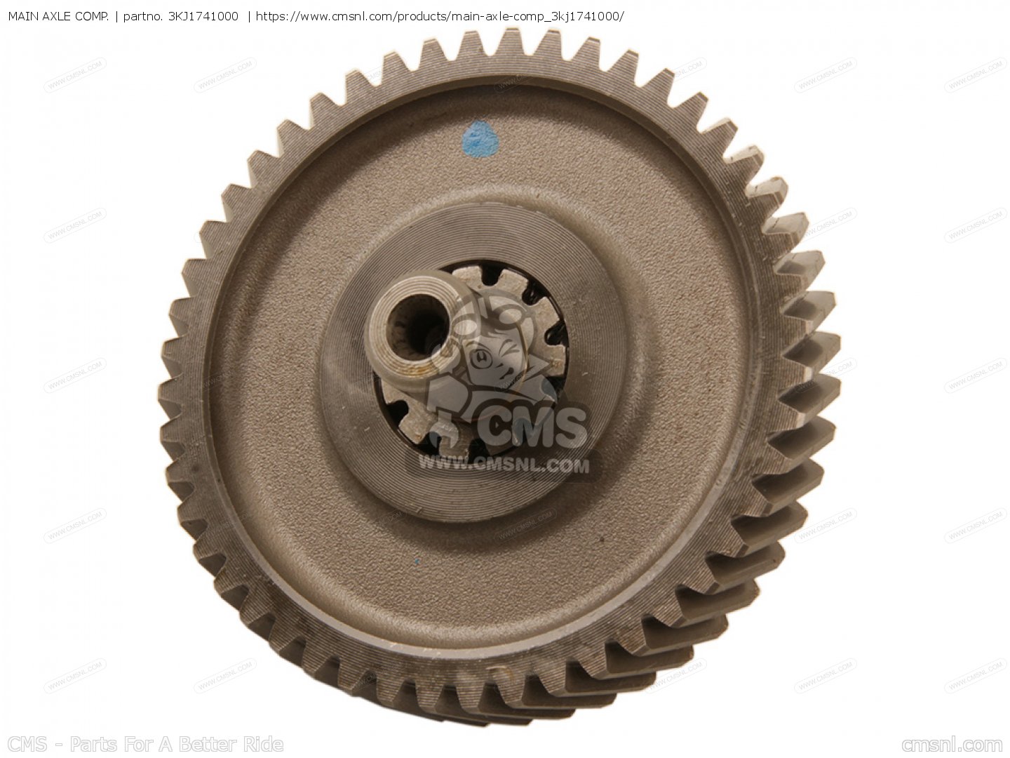 3KJ1741000: MAIN AXLE COMP. Yamaha - buy the 3KJ-17410-00-00 at CMSNL